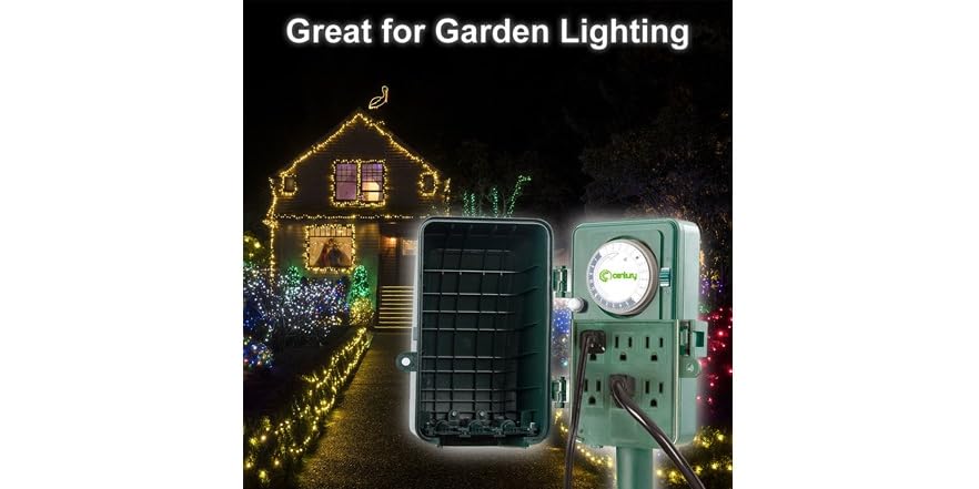Century Mechanical Outdoor Socket Timer