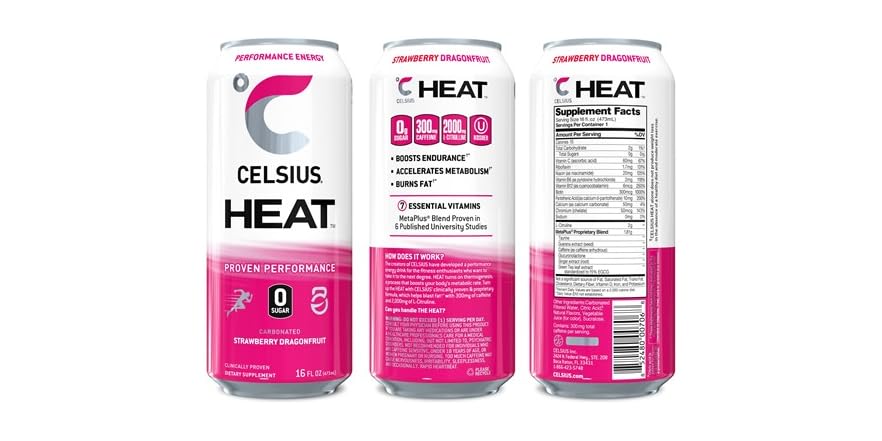 Celsius HEAT Strawberry Dragon Fruit