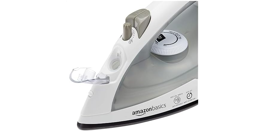 Amazon Basics Teflon Soleplate Steam Iron