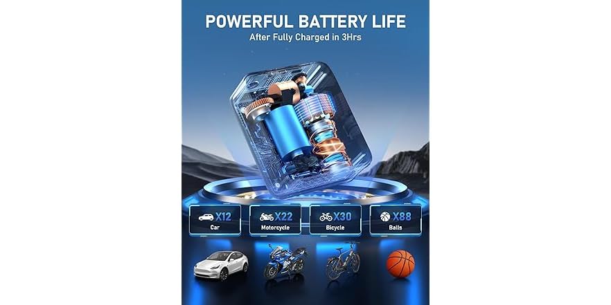 NUSTE 150 PSI Tire Inflator