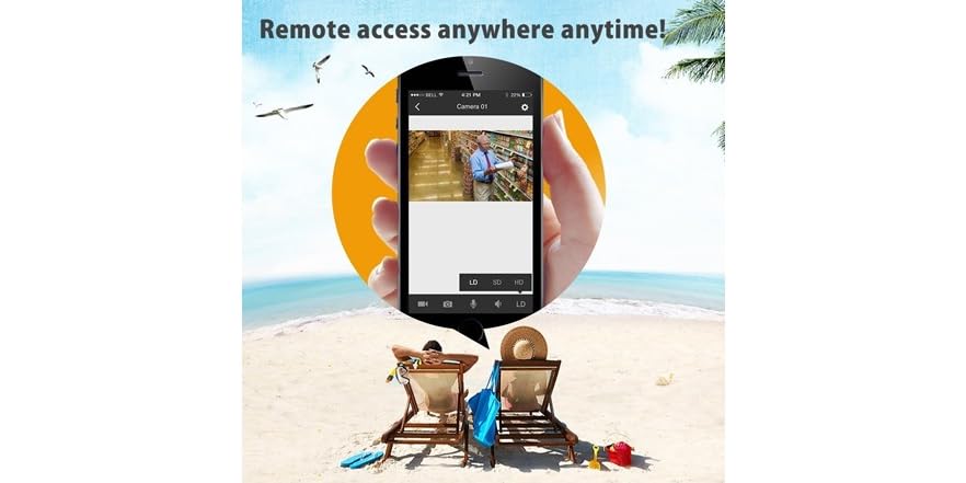 Funlux 4CH/4Cam IP Network Camera System