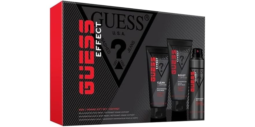 Guess Effect Grooming 3 Piece Gift Set