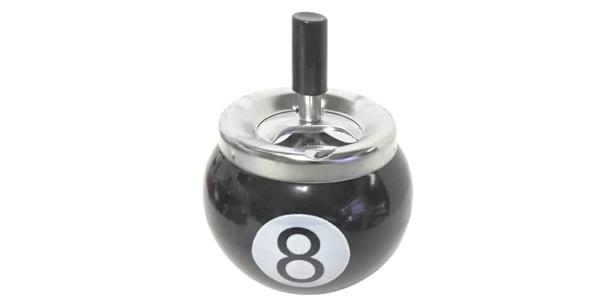 8 Ball Pool Ball Spinning Ashtray