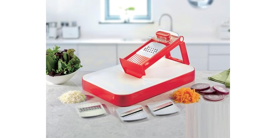 Mandoline Slicer with Cutting Board Combo