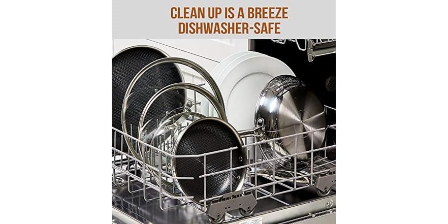 Copper Chef Titan Fry Pans, 10-Piece Set (Open Box)