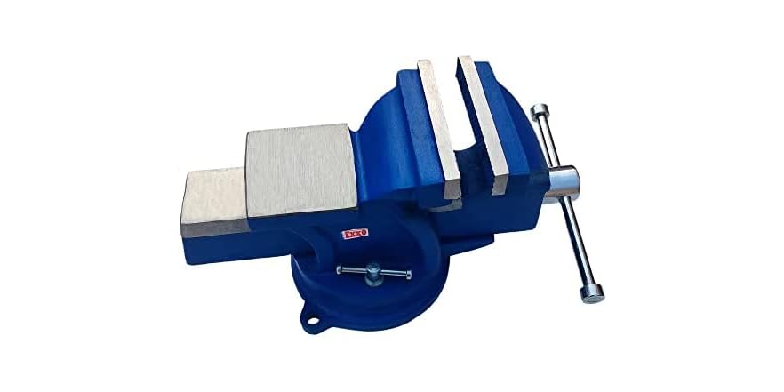 EXXO TOOLS 4" Bench Vise - 360 Degree Swivel