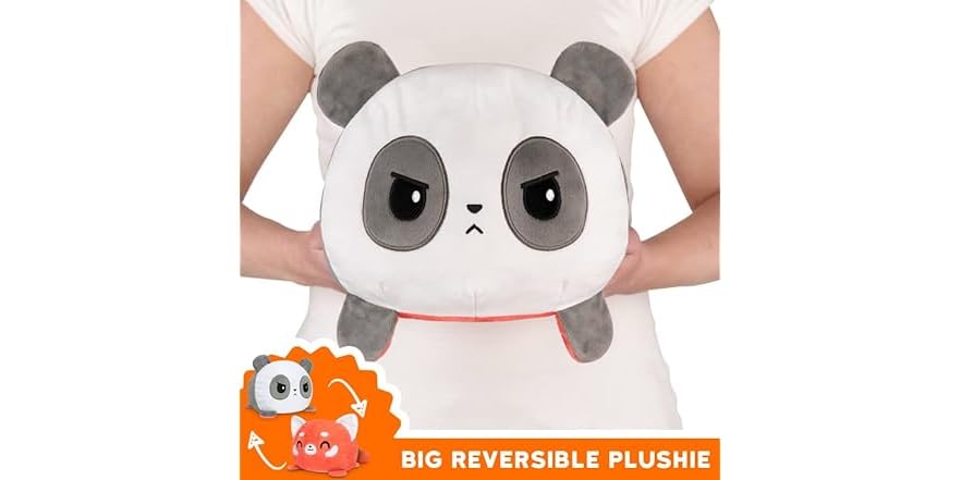 TeeTurtle - Reversible Big Panda Plushie