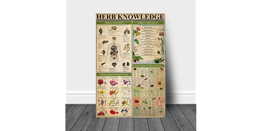 Herb Knowledge Poster