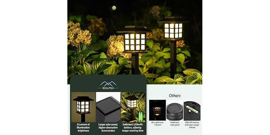 Solpex Solar Outdoor Lights