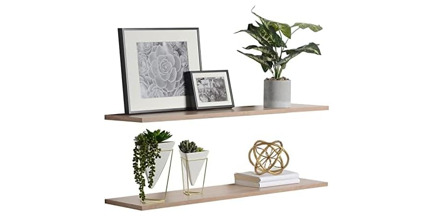 Delta Cycle & Home Wall Mounted Floating Shelves, 2Pk