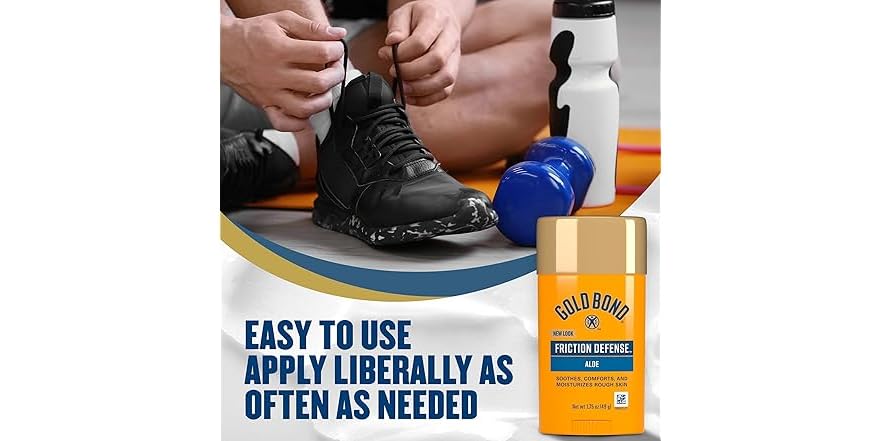 Gold Bond Friction Defense Stick, 1.75 oz., With Aloe to