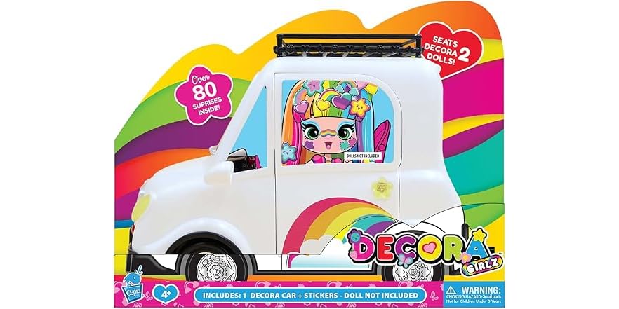 DECORA GIRLZ Dream Car - Rolling Wheels