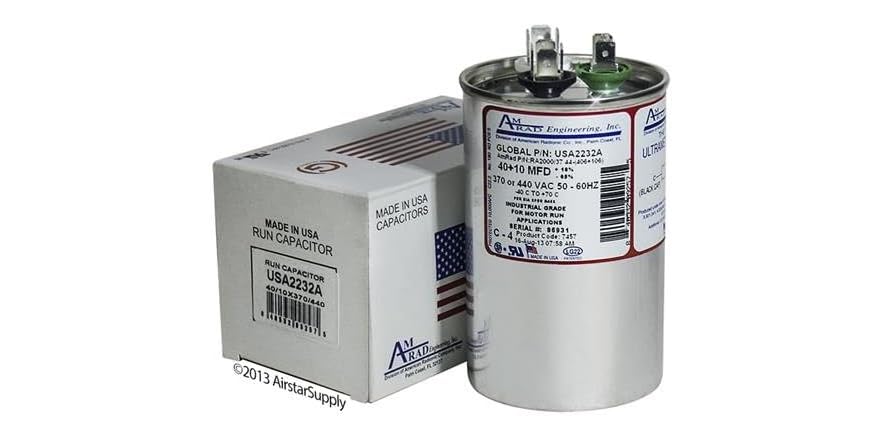 Replacement Round Dual Universal Capacitor