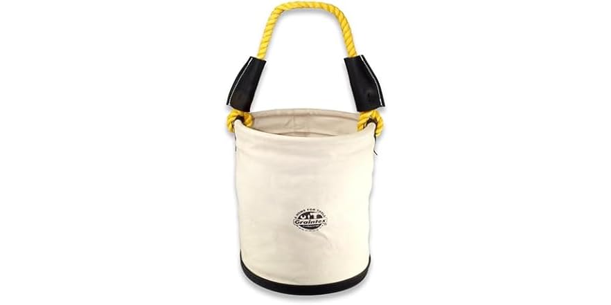 Graintex Utility Plastic Bottom Canvas Bucket