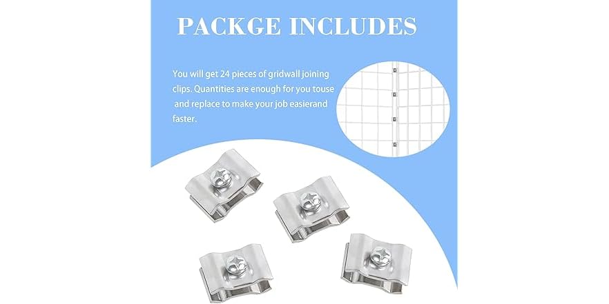 7RiversART Gridwall Joining Clips 24pk