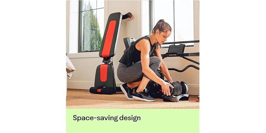 Bowflex 5.1 Stowable Bench Black/Red