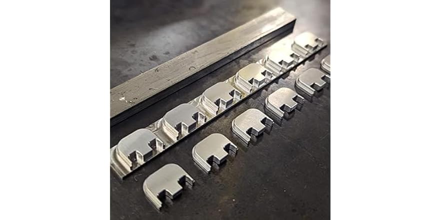 Milspin Glock Back Plate, CNC Milled