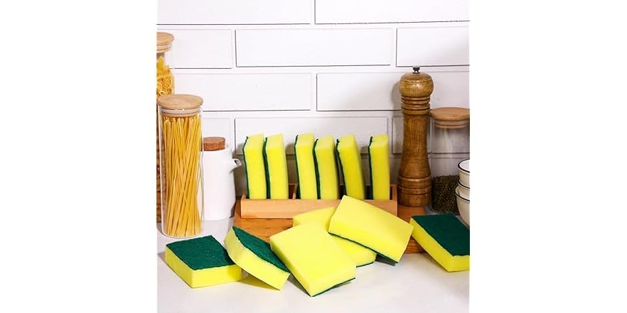 1000Pc Individually Wrapped Dish Sponges