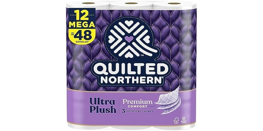 Quilted Northern Toilet Paper, 12 Mega Rolls