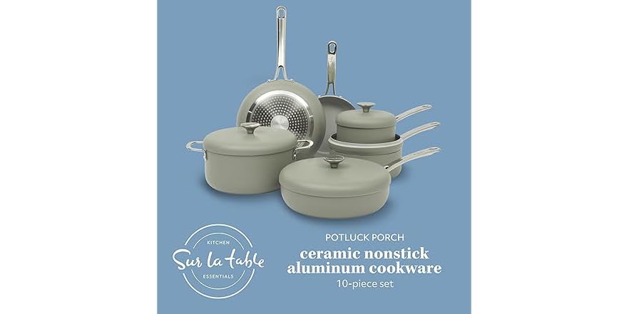 Sur La Table Potluck 10PC Cookware Set