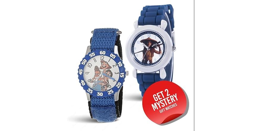 Disney Boys 2-Pack Watch Kids Ages 4–7 Set