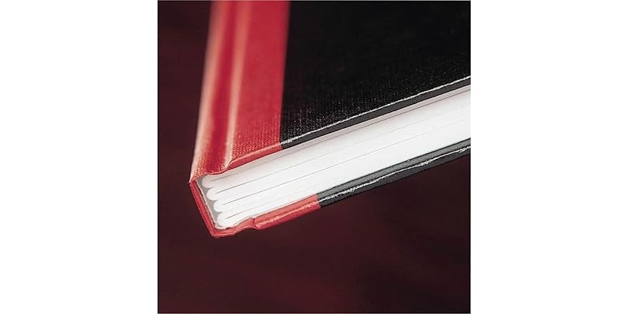 Black n' Red Hardcover Executive Notebook, 11.75 x 8.