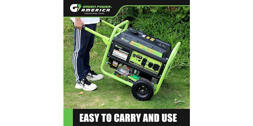 Green Power America 10000W Dual Fuel Generator