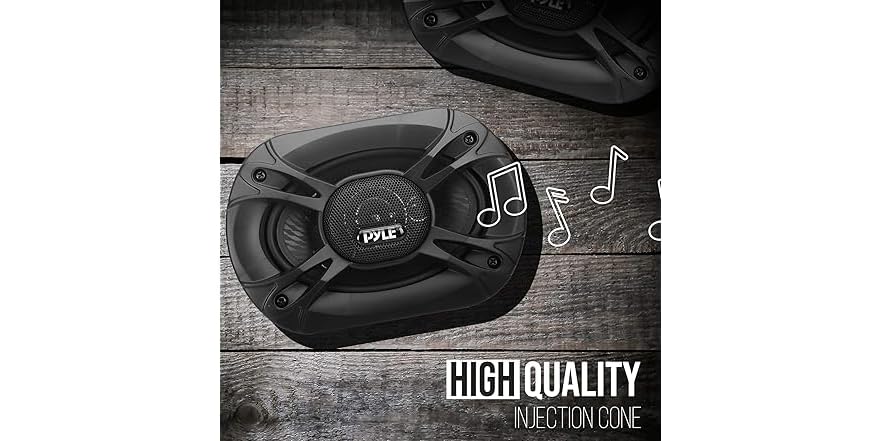 Pyle 4 Way 6x9 Inch 500 Watt Quadriaxial