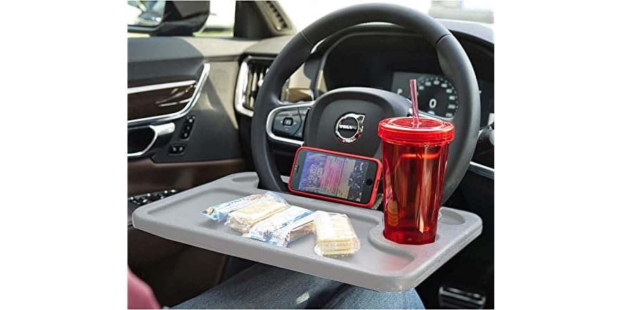 Car Steering Wheel Food Tray