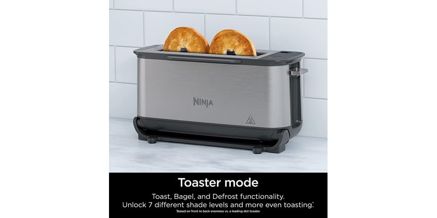 Ninja ST101 Foodi 2-in-1 Flip Toaster, S&D