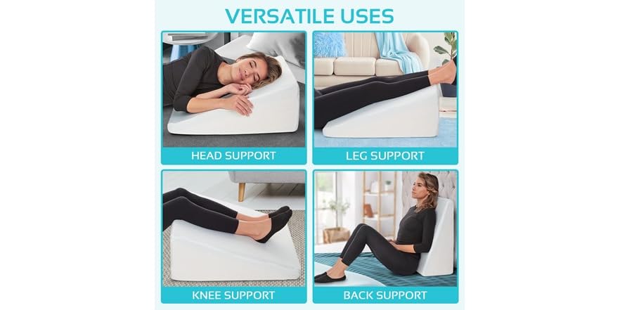 AllSett Health Bed Wedge Pillow