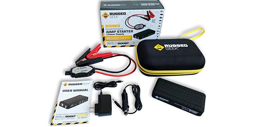 Rugged Geek RG1000 Safety Jump Starter