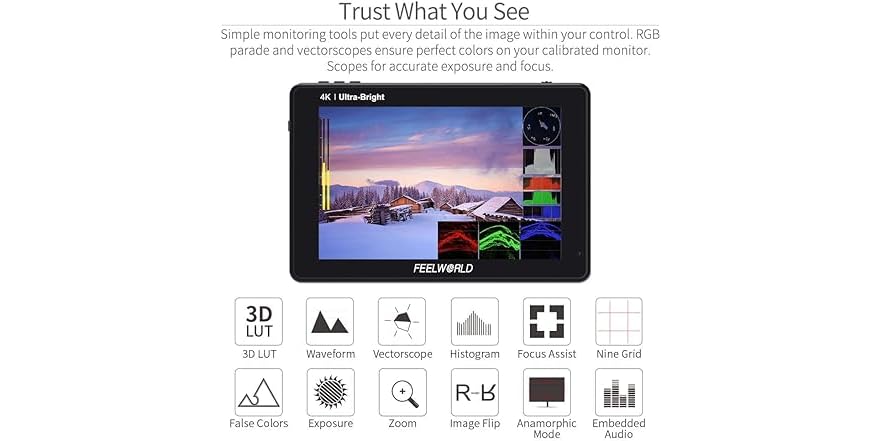 7in Touch Screen Field Monitor
