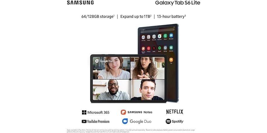 Samsung SAM-P613-A SAMSUNG Galaxy Tab S6 Lite 10.4" 64GB (Open Box)