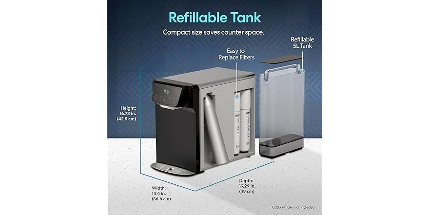 Brio Sparkling 600 Countertop Water Cooler
