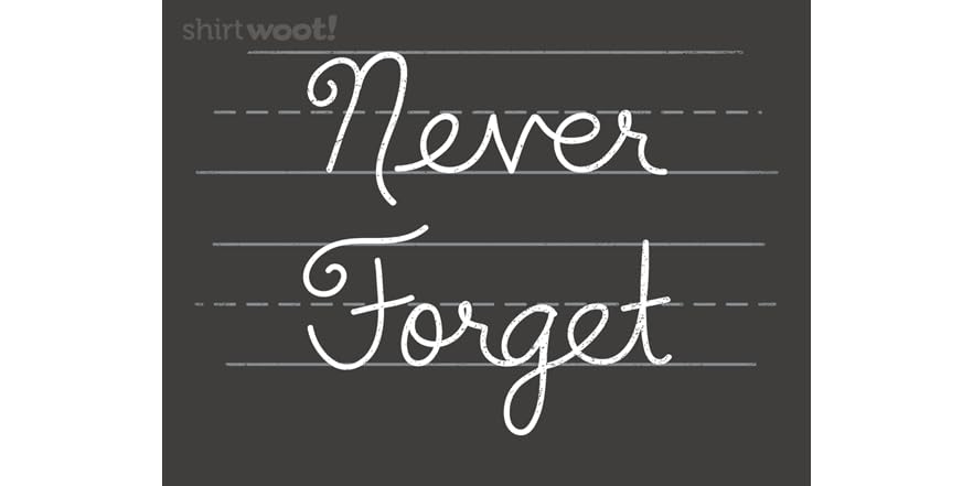 Cursive - Never Forget