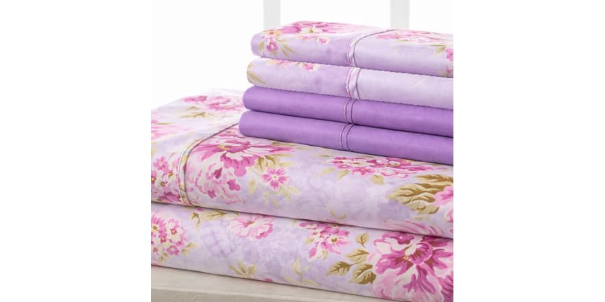 Spirit Linen 6pc Traditional Sheet Set