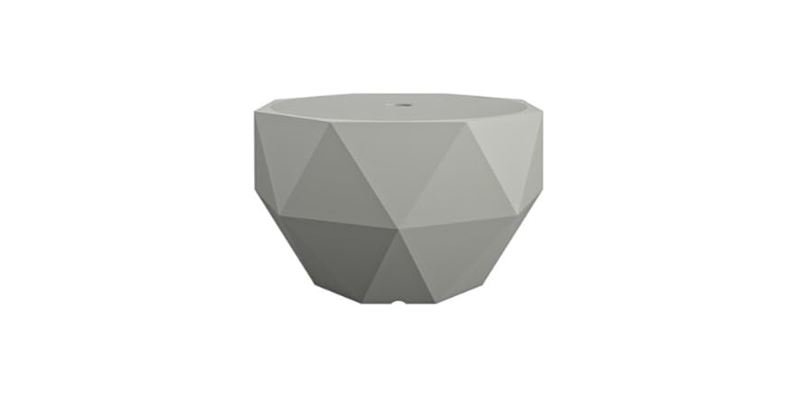 Cosco 87841GRY1E FIre Pit Geo Wood 25" Gray