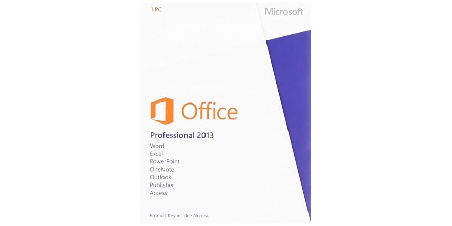Microsoft Office Professional 2013 Key Card