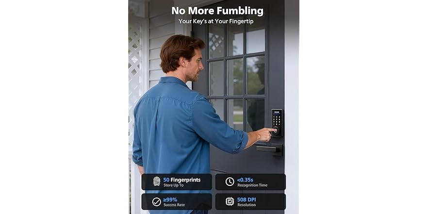 Philips 4000 Series Wi-Fi Smart Deadbolt w/Handles