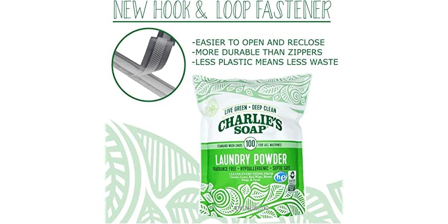 Charlie’s Soap Laundry Powder- 100 Loads