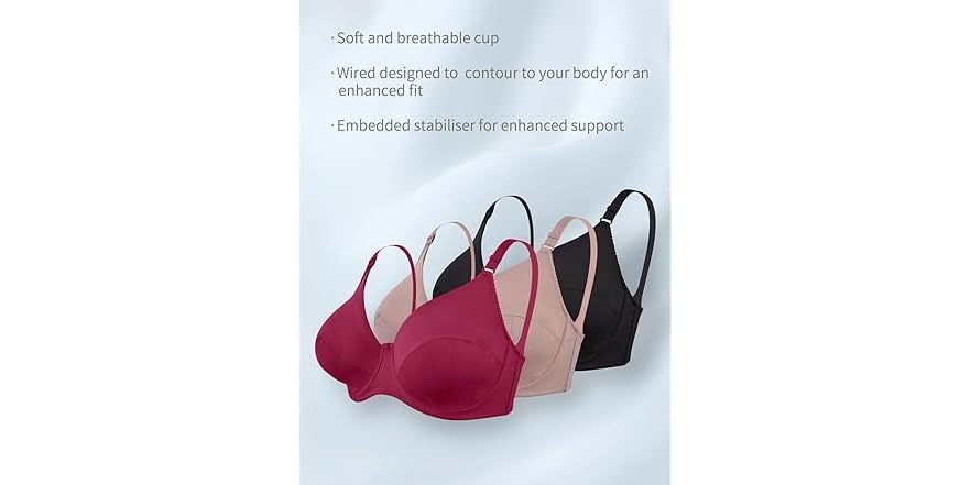 Edlike Bra, Wine Red, 50F