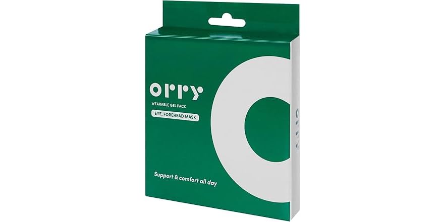 ORRY Eye Forehead Mask Wearable Gel Pack Heat Cold Therapy