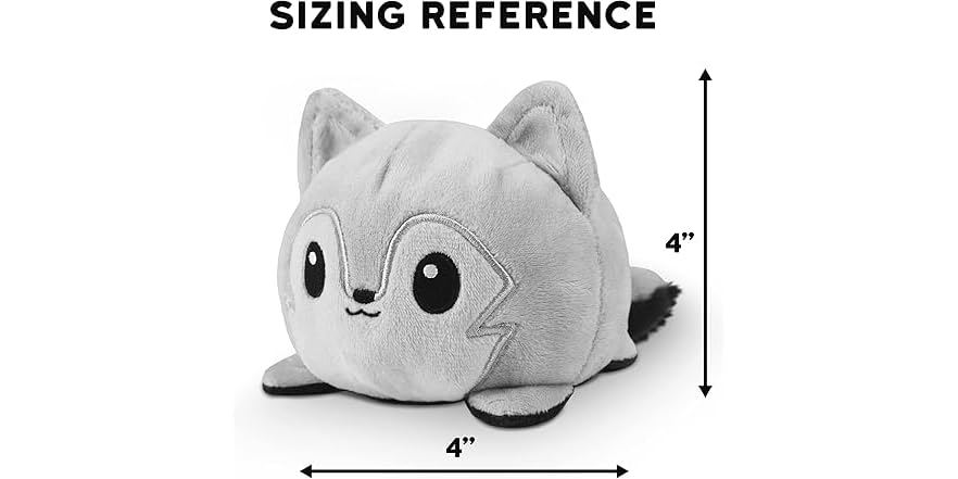 TeeTurtle - The Original Reversible Wolf Plush