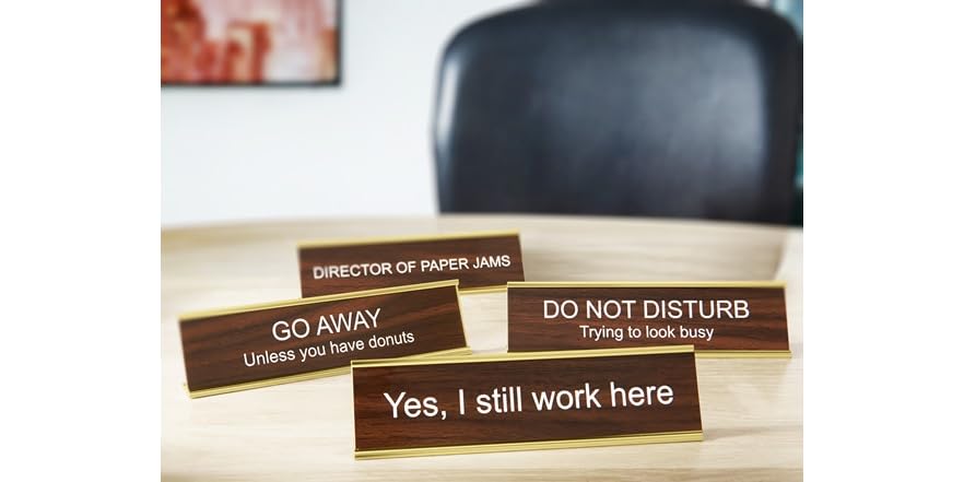 Woot Exclusive Desk Signs (Your Choice)