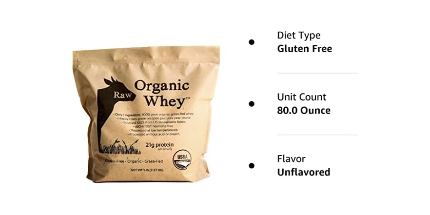 Raw Organic Whey Organic Whey Protein 5 lbs