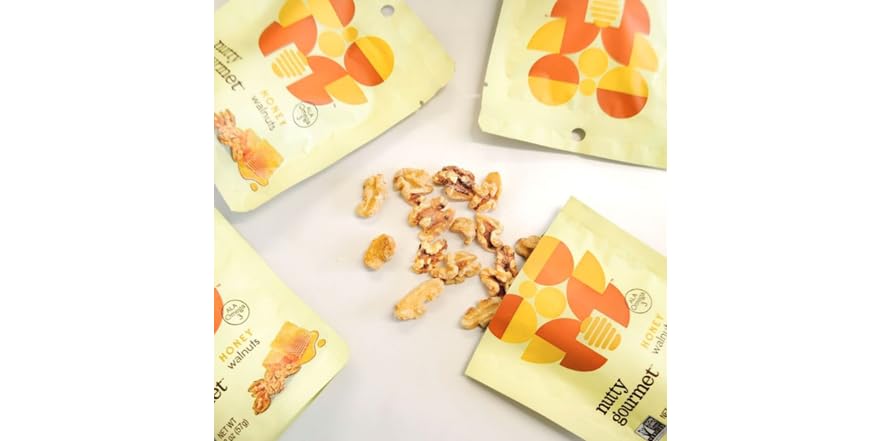 (6 Pack) Honey Walnut Snack Packs 4oz Bags