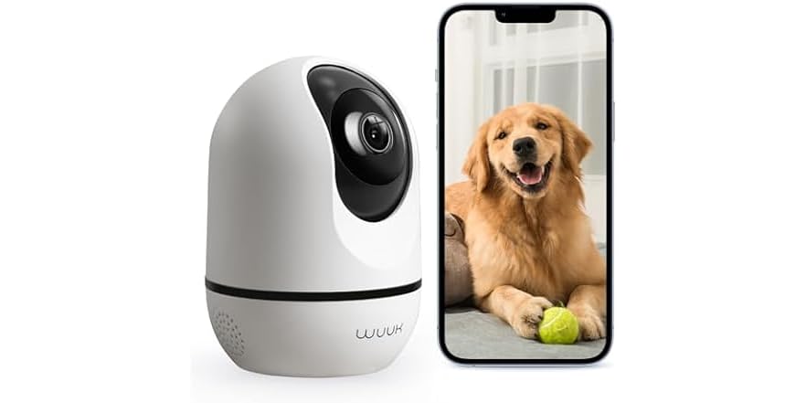 WUUK 4MP Indoor Pan Tilt Security Camera