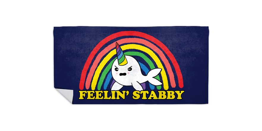 Feelin' Stabby Beach Towel