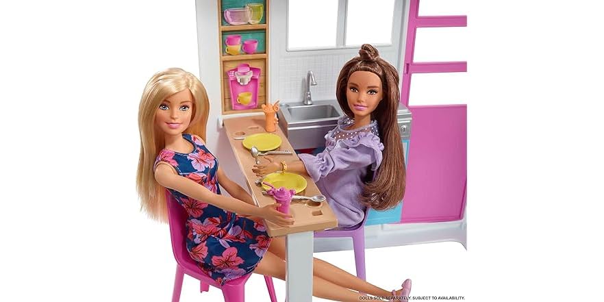 Barbie Doll House, Portable Playset w/Handle